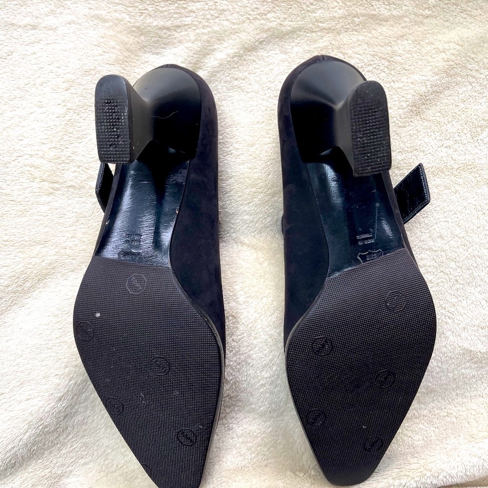 Vintage Karl Lagerfeld 1980 Mary Jane Spool Heel - Gem